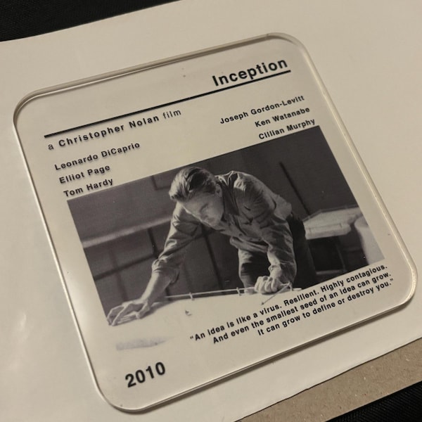 Custom Design Your Own Movie Film Coaster | Film Gifts for Him ...