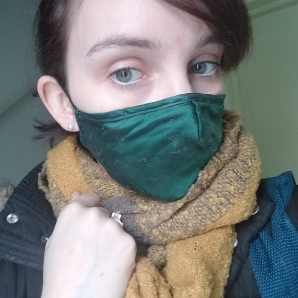 Triple Layer Silk Face Mask With Insert Pocket - Jewel Collection, With ...