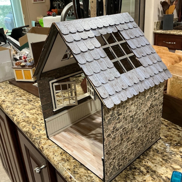 1/4 Scale BJD Dollhouse Room Box – Customizable Diorama for Doll ...
