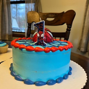 Handcrafted finding Nemo/dory or ANY Themed Birthday Candles Decorated ...