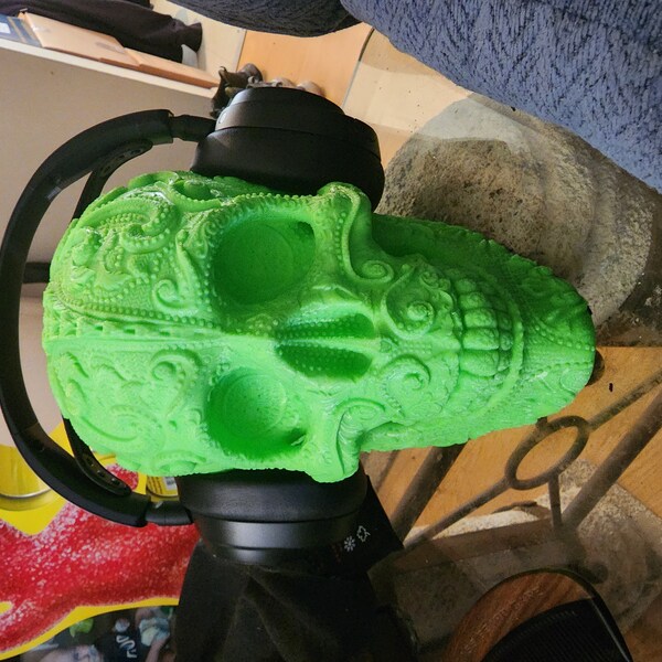 Large Deluxe Human Skull Headphone Stand , Headphone Holder , Room ...