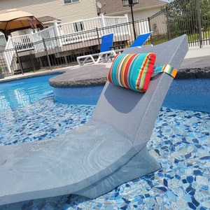 Adjustable Ledge Lounger, Outdoor Chair Headrest Pillow - Etsy