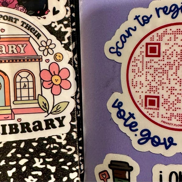 Funny Bookish Vinyl Sticker, Trendy Water Bottle Decal, Mental Health ...