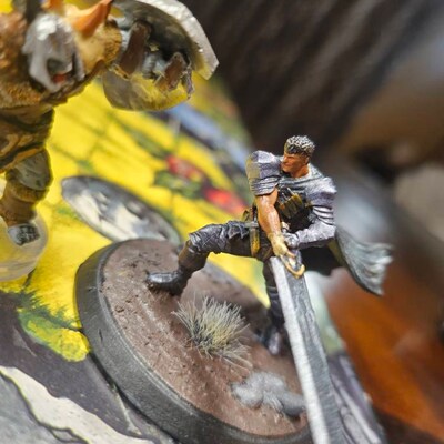 Hand Painted Werewolf Miniature for Dungeons and Dragons and Other ...