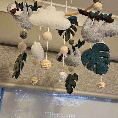 Baby Mobile Handmade Custom Name Ocean Mobile Shell Baby Mobile Neutral ...