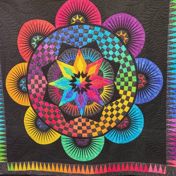 Leaf Toss Black 66202-911 Illusion von Joy Ting Charde for Wilmington ...