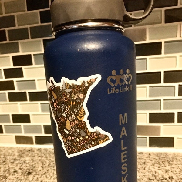 Minnesota Die Cut Sticker || Matte Sticker || Water Resistant || Art ...