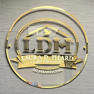 Large Circle Business Sign for Wall, Salon Custom Sign , Template and ...