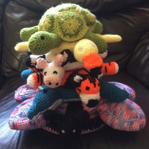 Ring Stacking amigurumi Animal Arium. Ring stacka and | Etsy