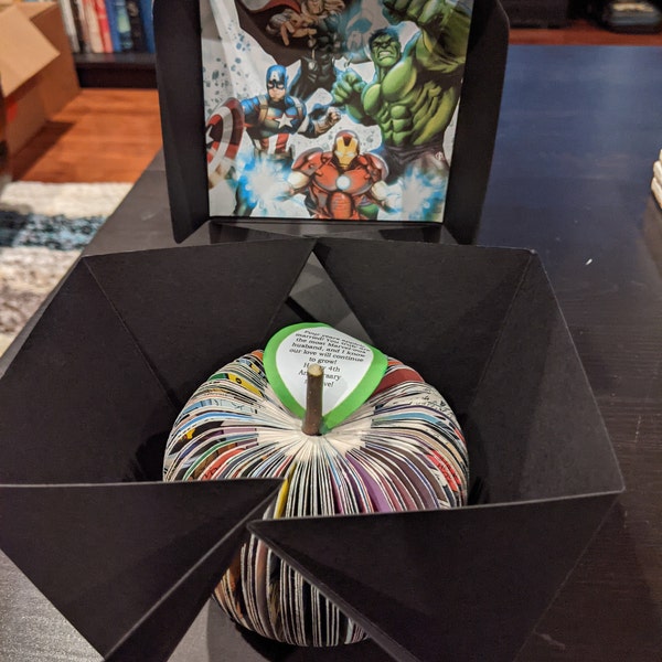 Superhero Gift - Marvellous Comic Book Gift - Anniversary Gift for Man ...