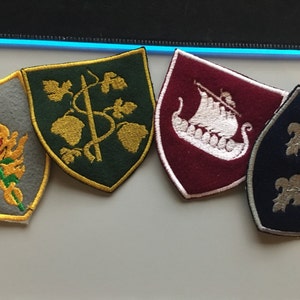 Witcher Inspired Bagde Crest Cosplay Larp Nilfgaard Temeria Redania ...