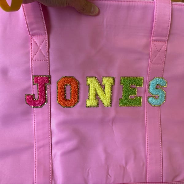 Personalized Lunch Box Bag Customizable Lunch Bag Nylon Chenille ...