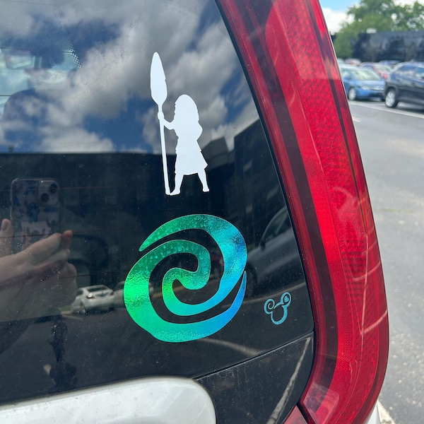 Moana Decal Princess Decal, Car Decal, Wall Decal, Laptop Stickers ...