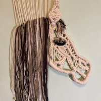 Macrame Horse Macrame Unicorn Macrame Pattern Macrame - Etsy Canada