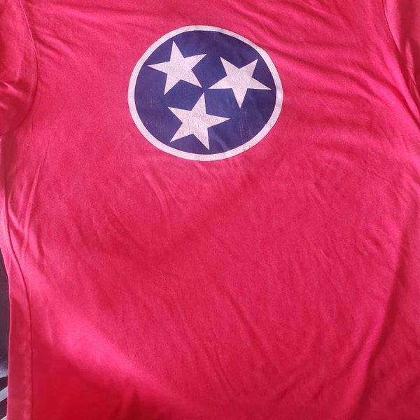 Tennessee Shirt | Tennessee State Flag Shirt | Tennessee Tristar Shirt ...