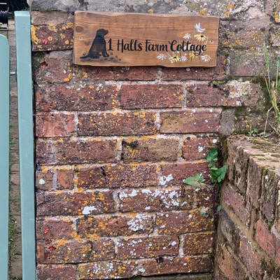 Custom Made Cottage House Name/house Number Wooden Plaques and - Etsy UK