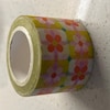 Flowerblock 25mm Colorblock Flowers Wide Washi Tape Cute and Colorful ...
