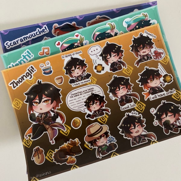 Honkai Star Rail HSR Passenger Train Vinyl Waterproof Stickers (sets ...