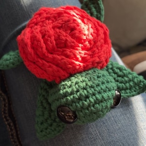 Rose Turtle Crochet Pattern PDF Download, Beginner Friendly Amigurumi ...