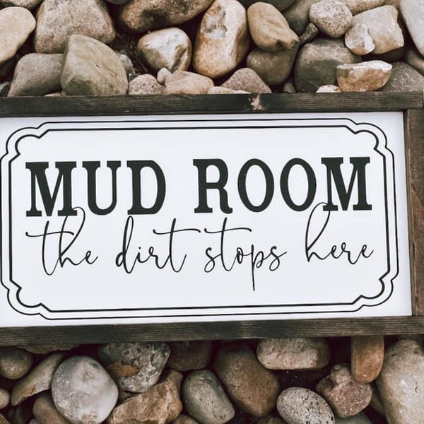 SVG | Mud Room | Cutting File | the Dirt Stops Here | Vinyl Stencil HTV ...