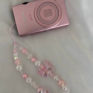 Pink Bow Tie Phone Charm Strap, Phone Lanyard, Phone Accessory, Gift ...
