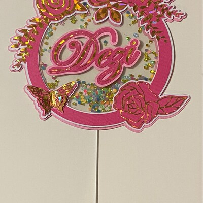 Boho Shaker Cake Topper Svg, Studio and Pdf. Great for Cricut ...