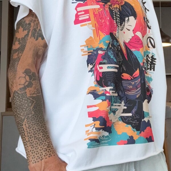 Beautiful Geisha DJ Posters Print | Wall Art for Djs | Music Vintage ...