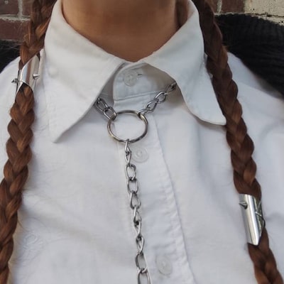 Tentacle Hair Spikes Brass and Stainless Hair Spikes, Brass Braid ...