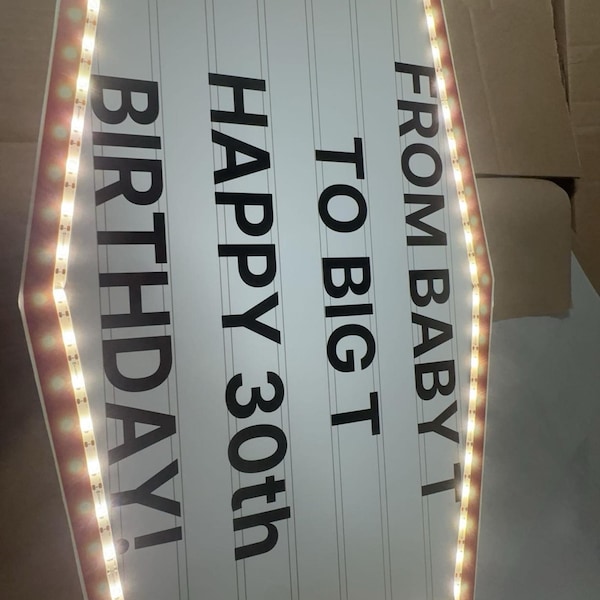 Custom Wedding Entrance Sign: VIP Bottle Service Style, Optional LED ...