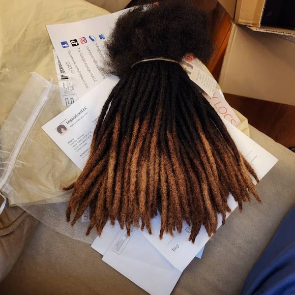 100 Locs Bundle Standard Loc Extensions 100% Human Hair - Etsy