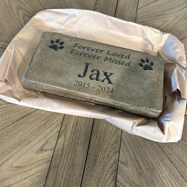Personalized Engraved Memorial Stone 11.5x 5.5 in Loving Memory With ...