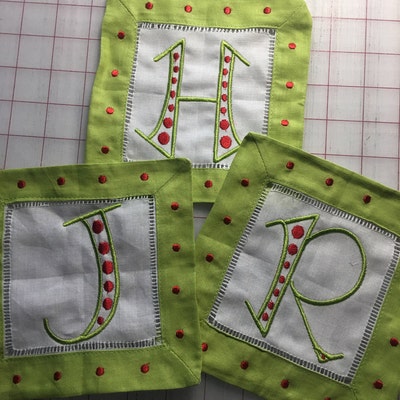 Double Framed Embossed Monogram Machine Embroidery Designs - Etsy