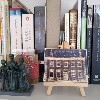 Emily Brontë Writing Artwork Print - Etsy