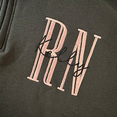 Nurse Custom Quarter Zip Sweatshirt-jerzees Nublend Quarter Zip-custom ...