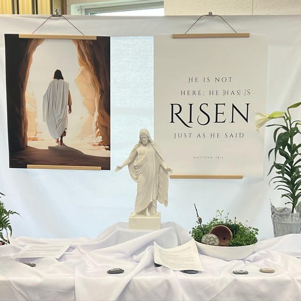 Matthew 28:6, He is Not Here He Has Risen, He is Risen Printable ...