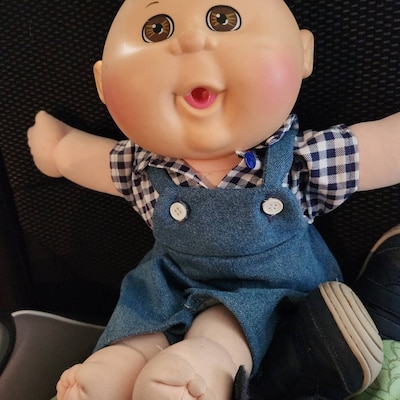 Two Piece Cotton Shirt and Overalls for Cabbage Patch Boy or Girl - Etsy