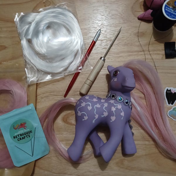 Surprise My Little Pony Restore Kit (vintage Pony + Tools + Nylon or ...