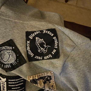 Snake Bites Hand Shake, Punk, Patches, Patch, Sew on Patch, Punk ...