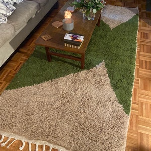 Green Runner Rugs-custom Runner Rug-handwoven Runner Rug-berber Green ...