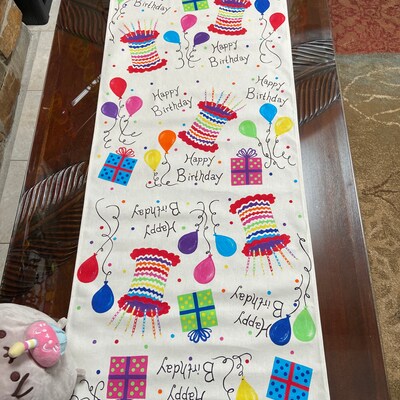 Birthday Banner, 18x24, Wall Sign, Door Hanger, Reusable Party Decor ...
