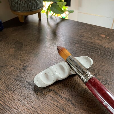 Colorful Paint Brush Rest: Ready-to-ship, Gift for Painters and Artists ...