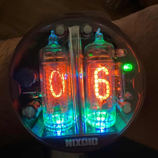 Nixie Tube Wrist Watch Wristwatch Clock Tubes IV-16 Futuristic Numitron ...