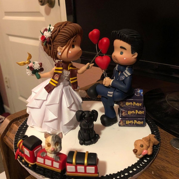 Bride Dragging Groom Cake Topper / Funny Wedding Topper From Mr. & Mrs ...