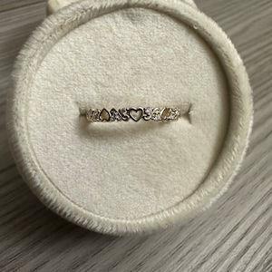 Custom Handwriting Diamond Ring Personalized Jewelry. 14k - Etsy