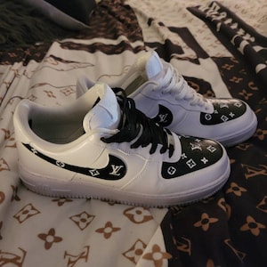 Custom Hand Painted White Timbs Pearls Gift Mid Boots | Etsy