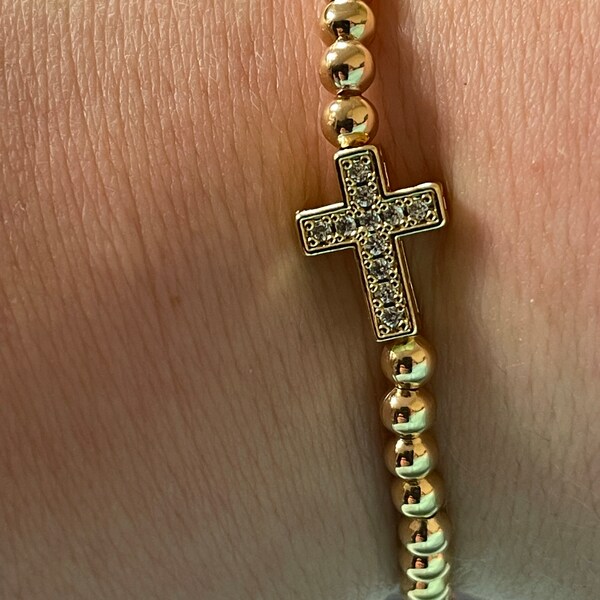 Personalized Mother Daughter Cross Bracelets – Matching Christian ...