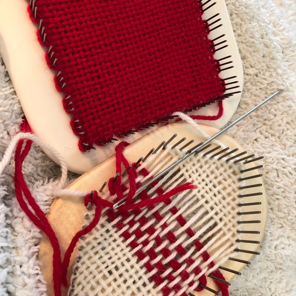 Elongon™ 2" - Elongated Hexagon Pin-loom Kit (gen 2) - "r" for Worsted ...
