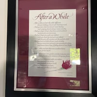 After A While 11x14 Calligraphy Print, Inspirational Quote, Wall Art ...