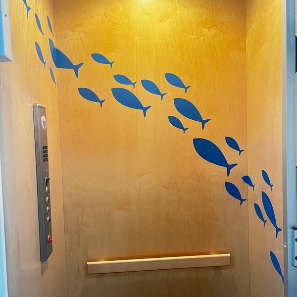 Fish Wall Decals by Wallency - School of Fish Vinyl Wall Stickers ...