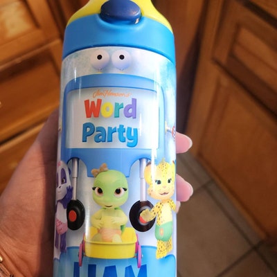 Word Party Personalized Sippy Cup-12oz Cup-word Party Tumbler-word ...